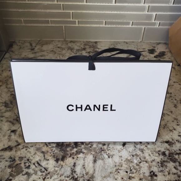 CHANEL | Other | Chanel White Black Gift Packaging Origami New | Poshmark